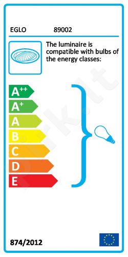 Įleidžiamas šviestuvas EGLO 89002 | SPIKE 1 - Pirk.lt parduotuvė