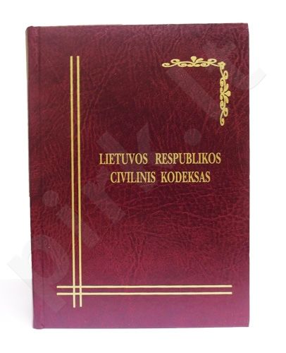 Knyga-Baras: Civilinis kodeksas - Pirk.lt parduotuvė