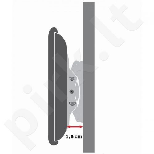 Sieninis laikiklis Techly TV LCD/LED/PDP 42-80'' 60 kg VESA Juodas ...