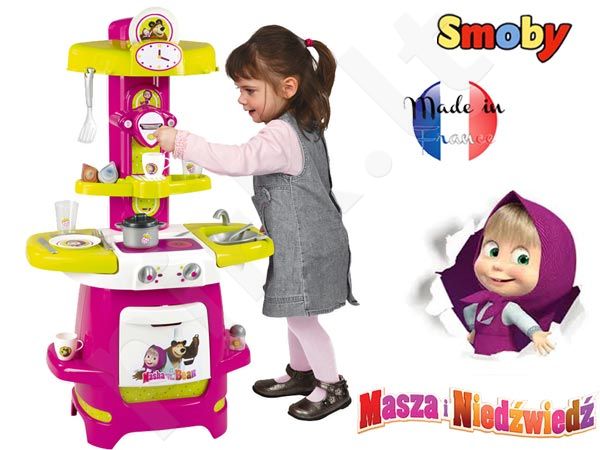 SMOBY virtuvė Maša ir lokys - Pirk.lt parduotuvė