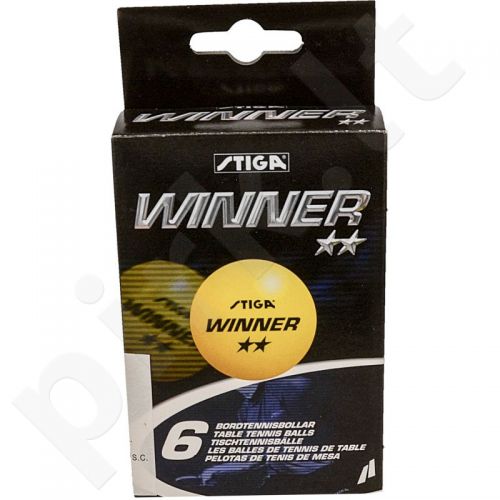 Stalo teniso kamuoliukai STIGA Winner** 6vnt - Pirk.lt parduotuvė